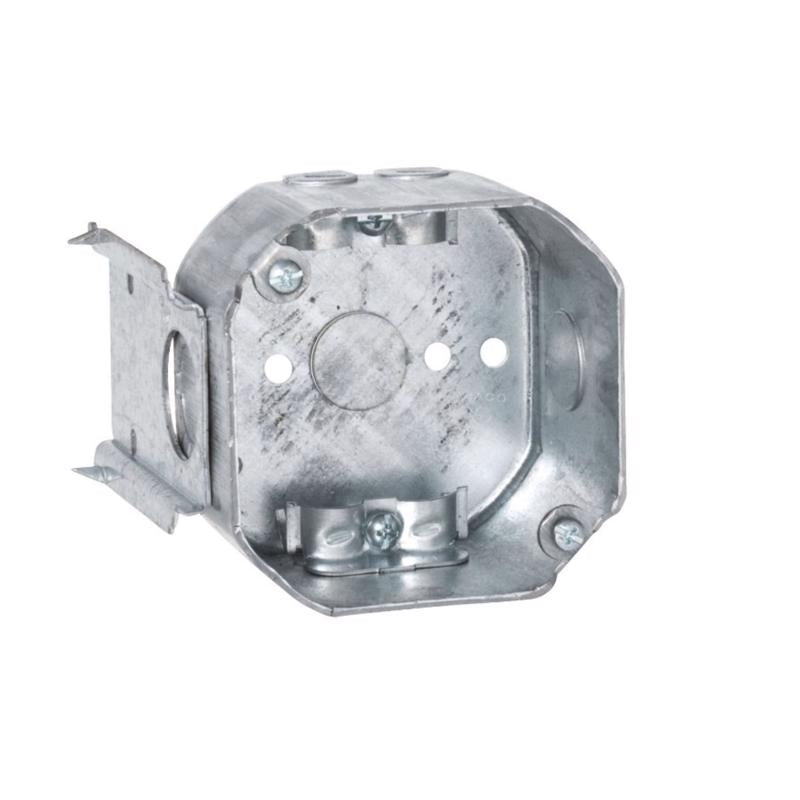 Southwire 54171-JBR-UPC New and Old Work Octagon Box Mount, Steel ...