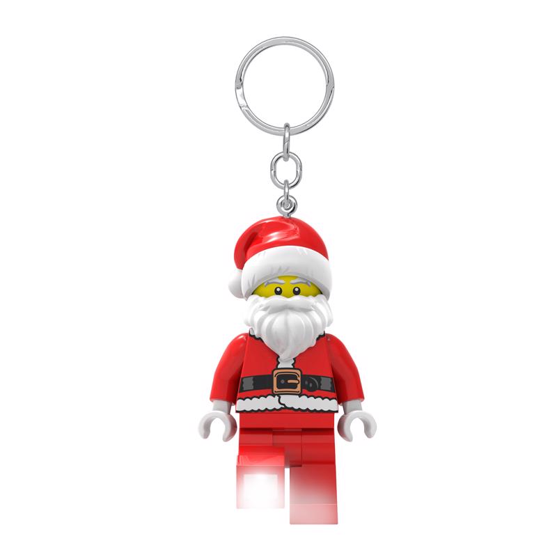 LEGO Minifigures Plastic Red/White Santa Keychain w/LED Light — Life ...