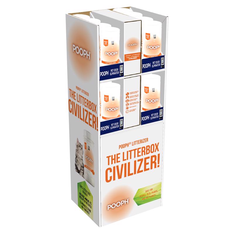 NSH Pooph Cat Powder Kitty Litter Odor Eliminator Display — LIfe and Home