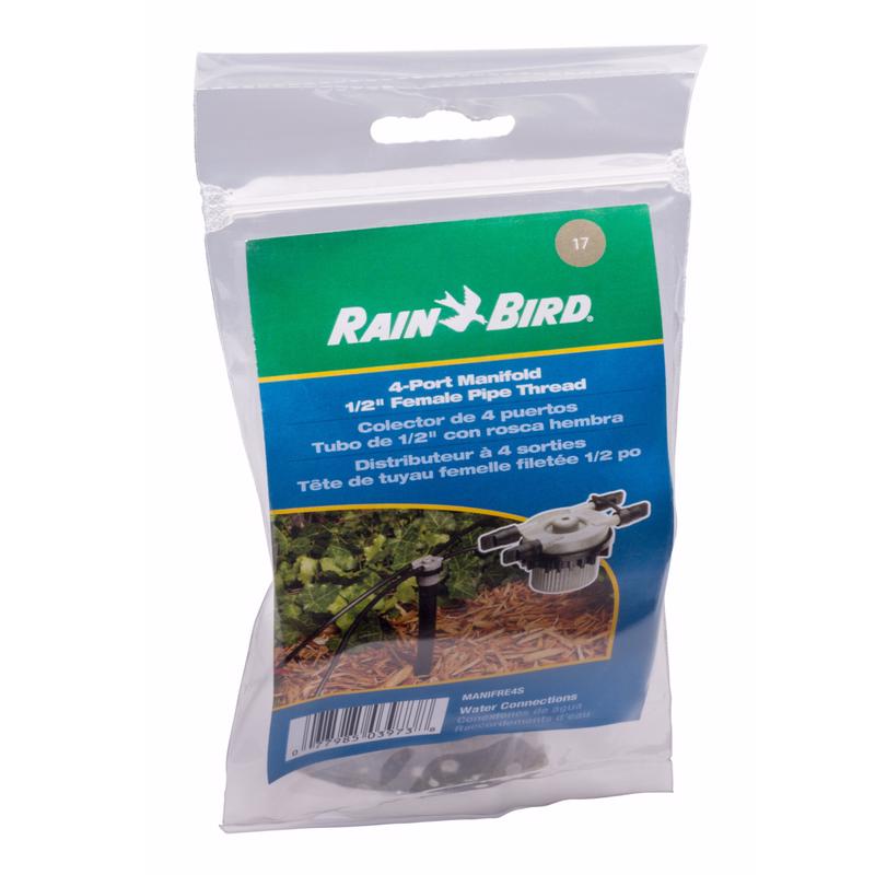 Rain Bird 4 ports Drip Irrigation Manifold — LIfe and Home