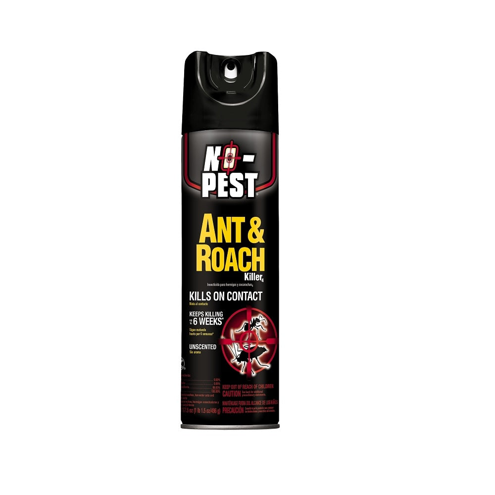 No-Pest Ant & Roach Killer, 17.5 oz Aerosol Can, shop home & office ...