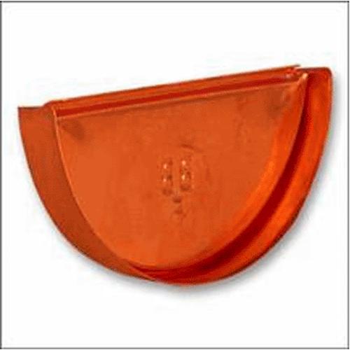 Galvanized Half Round End Cap 5", shop plumbing spare parts at low ...