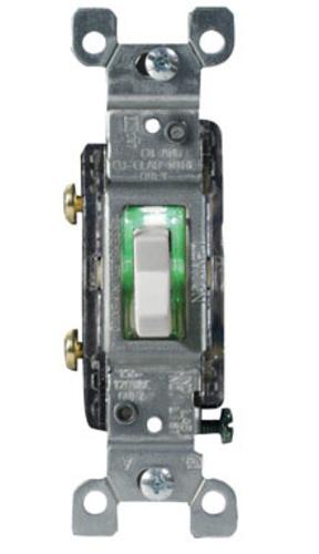 Lighted Toggle Switch Quickwire - White on sale, home electrical ...
