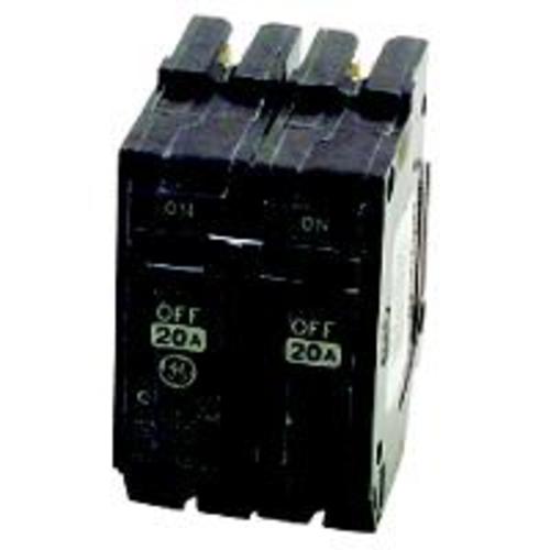 GE THQL2120 Double Pole Circuit Breaker, 20 Amp