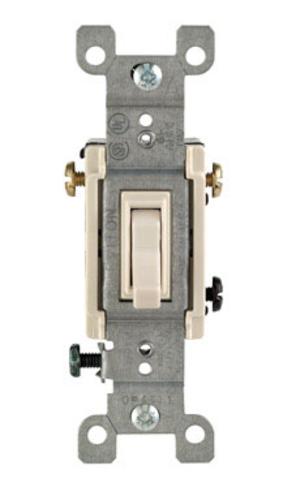 3-Way Grounding Switch, Light Almond on sale, home electrical goods at ...