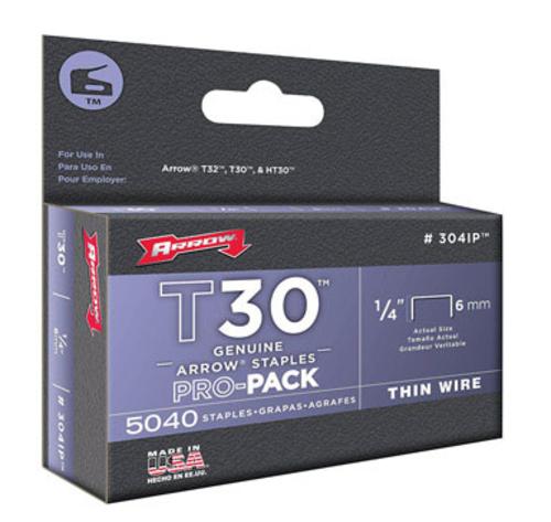 Heavy Duty Thin Wire T30 Staples, shop construction hand tools at low ...