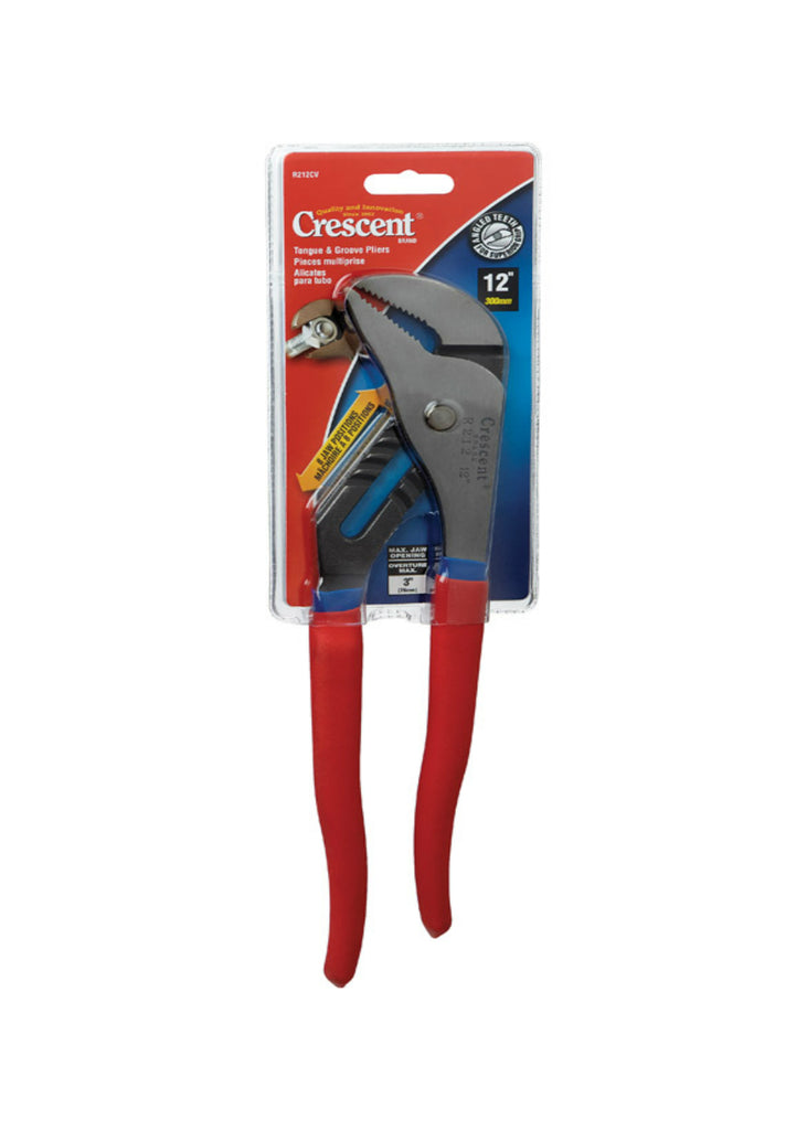 Crescent R212CV Tongue & Groove Plier With Plated Finish, 12" — LIfe ...
