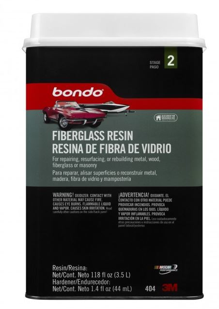 Polyester Fiberglass Resin, 1 Gallon, low price, automotive repair ...