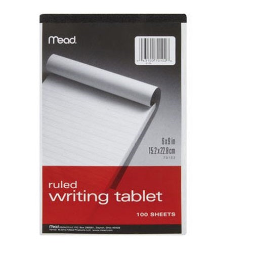 Ruled Writing Tablet Notpads, 3.75" x 6.12", low price, best office ...