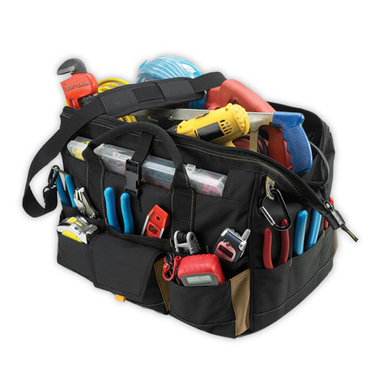 18" Tool Bag With Top-Side Plastic Parts Tray, low price, best hardware ...