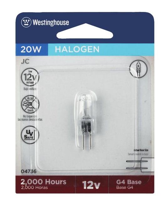 JC Halogen Low Voltage Light Bulb, 2Watts on sale, lamp supplies at low ...