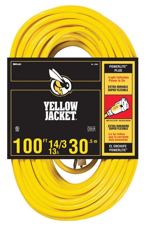 Commercial Extension Cord, 100', low price, best electrical supplies ...