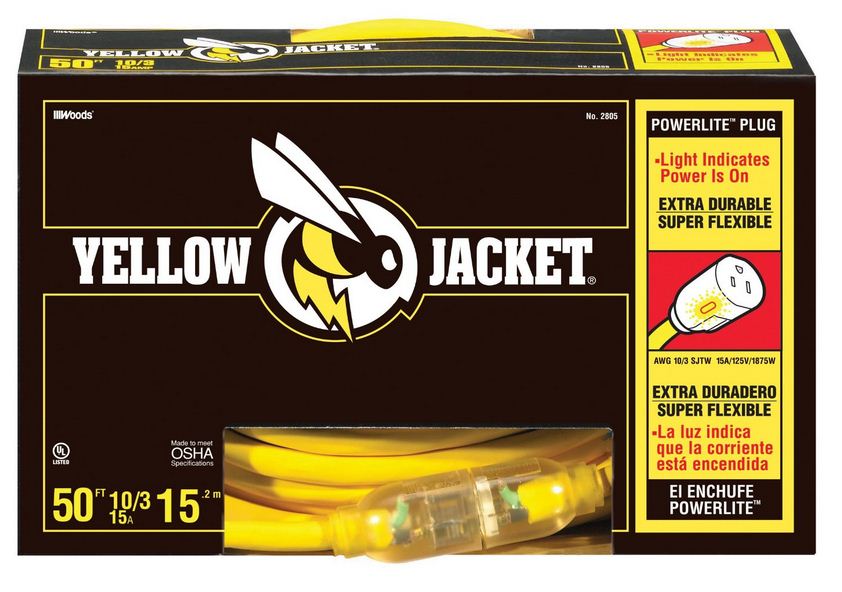 Commercial Extension Cord, 50', shop electrical goods at low price ...