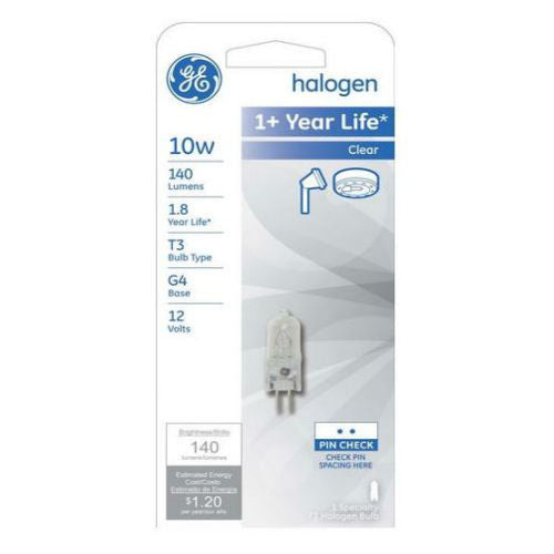 Quartz Halogen Display Light Bulb, 10 Watts, shop commercial lighting ...