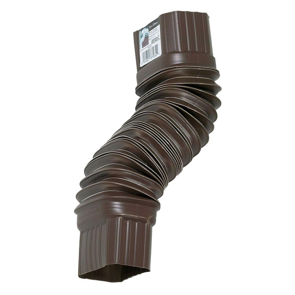 Amerimax 3708419 Flex Elbow, Brown, 2" X 3", shop building construction ...