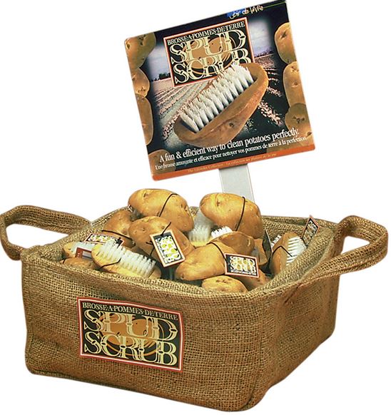 Spud Scrub Vegetable Brush, shop professional kitchen tools at low ...