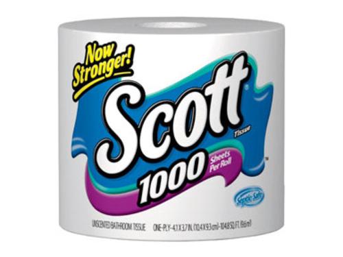 Scott 20042 Toilet Tissue Single Roll, 1000 Sheet — LIfe and Home