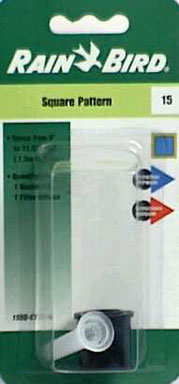 Rain Bird 15-SQ-C1 Square Pattern Spray Head Nozzle, 23-ft Spray Radiu ...