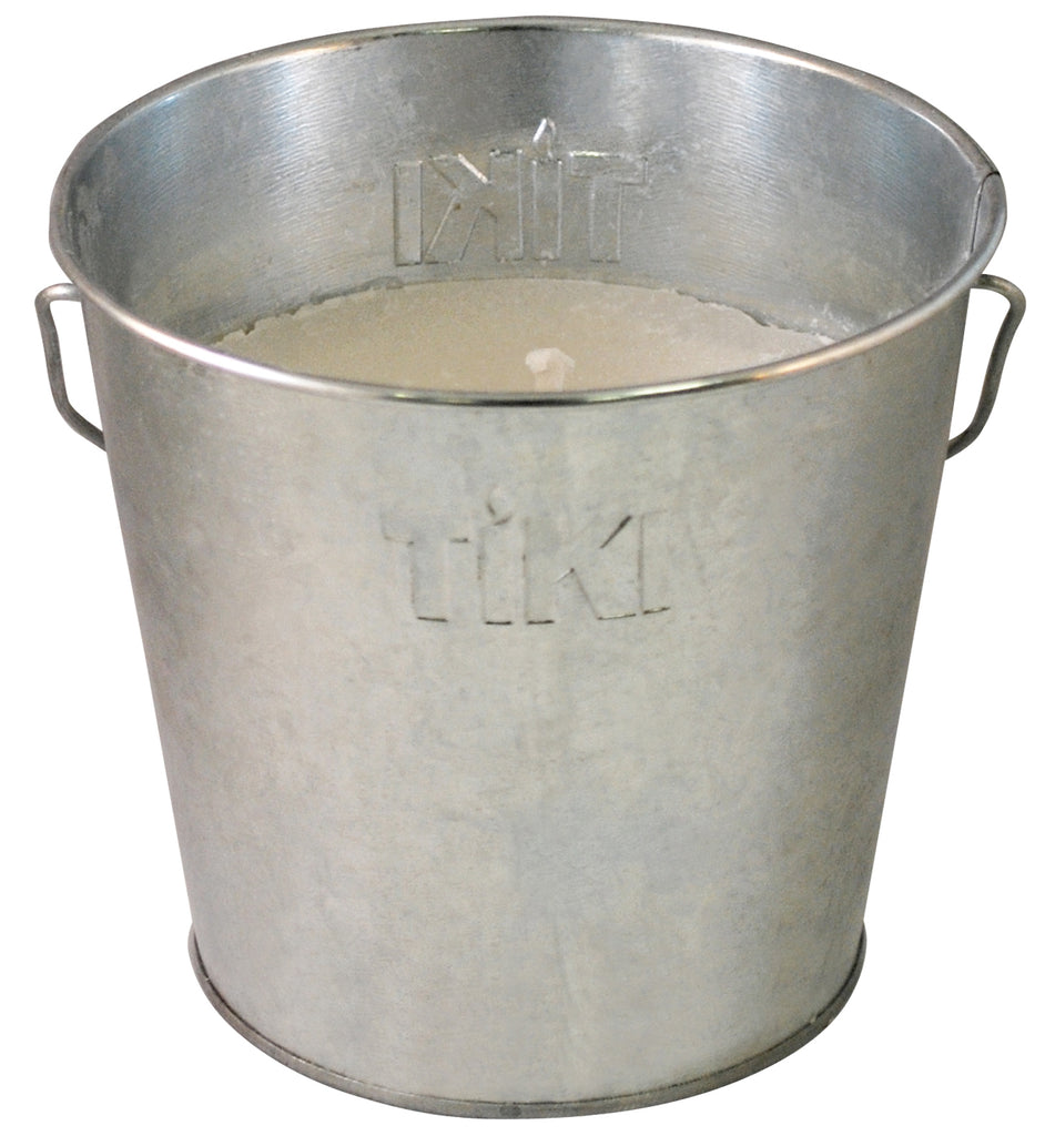 Galvanized Citronella Bucket Candle, shop office pest control items at ...
