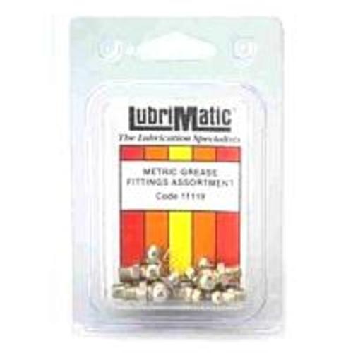 Plews/Edelmann 11-957 Metric Grease Fitting, 6mm, 8 Piece