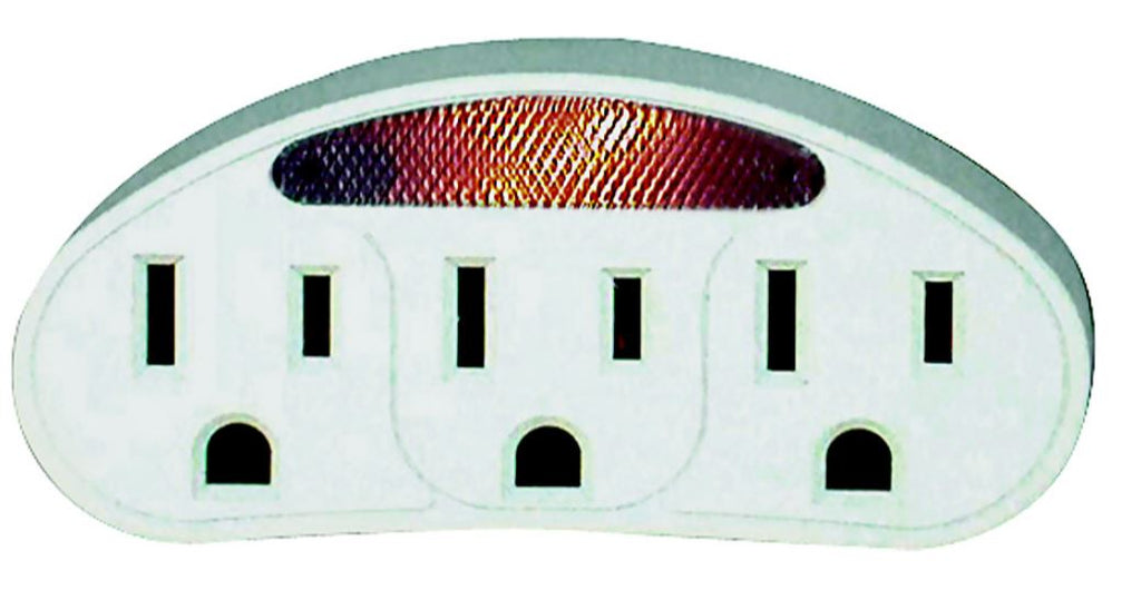 3 Outlet Tap with Nightlight on sale, industrial electrical goods at ...