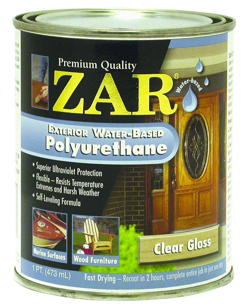 "ZAR" EXTERIOR WATER-BASED POLYURETHANE 1PT - GLOSS, low price, bulk ...