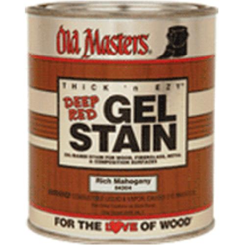 Old Masters 84308 Deep Red Gel Stain, Rich Mahogany, low price, best ...