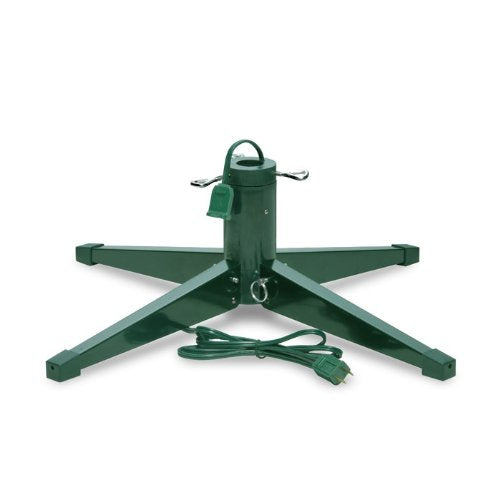 Rotating Metal Christmas Tree Stand, Green, shop holiday products at ...