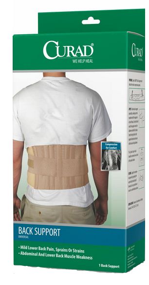 Curad Universal Back Support, Medial Accessories & Euipments — LIfe and ...