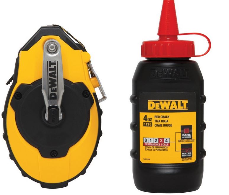 Chalk Line & Reel Set, Red, low price, best professional hand tools ...