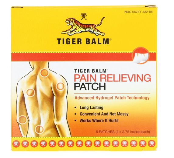 Tiger Balm Pain Relieving Patch, 5 Patches, First Aid Supplies — LIfe ...