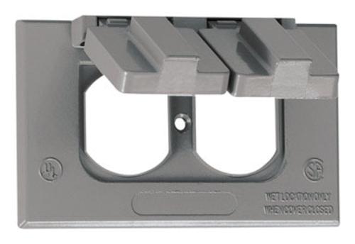 Weatherproof Horizontal Duplex Receptacle Cover, shop hardware ...