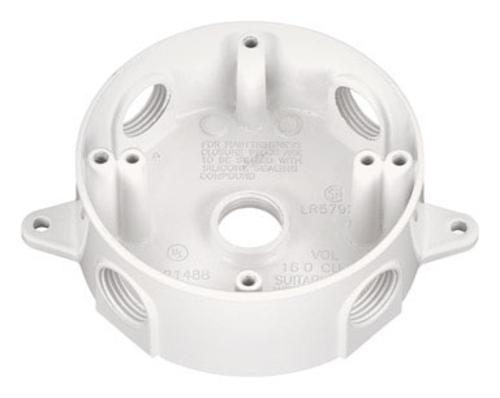 Round Outlet Box, Weatherproof, shop industrial electrical supplies at ...
