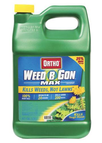 Ortho 0408210 Weed-B-Gone Max Concentrate Lawn Weed Killer, 1 Gallon ...