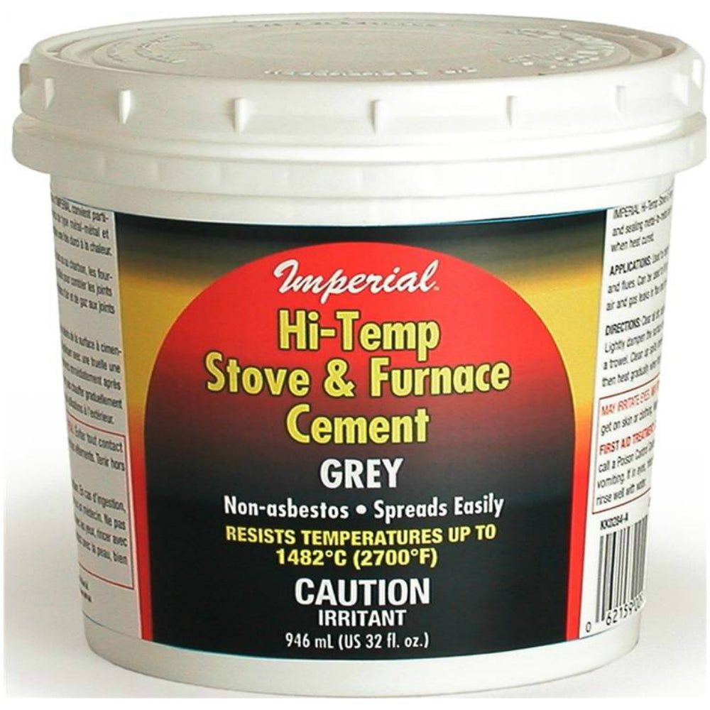 Imperial Hi-Temp Stove & Furnace Cement, Grey, low price, best bulk ...