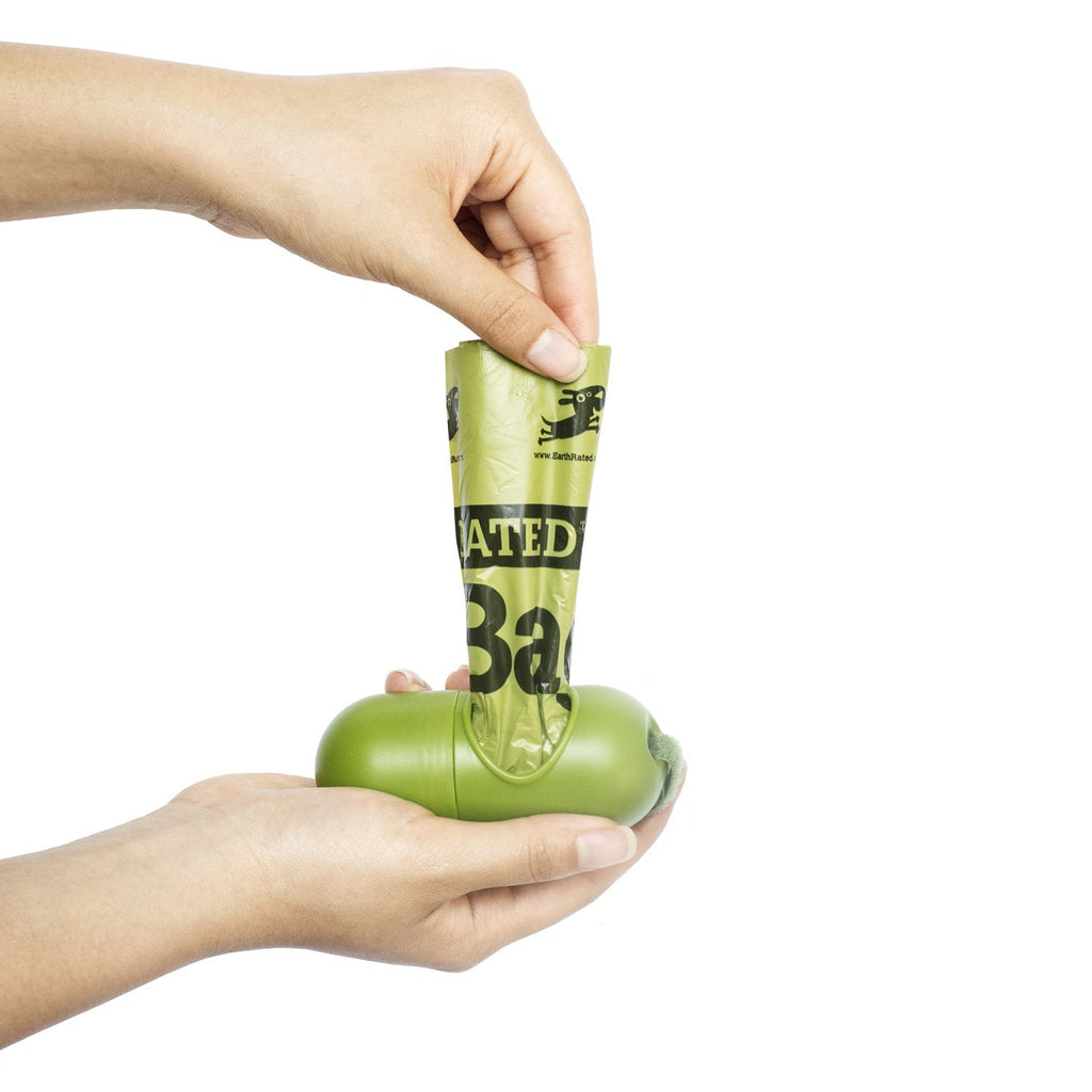 Green Dispenser With Dog Waste Poop Bags, low price, bulk pet toys ...
