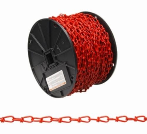Double Loop (Inco) Chain 150' - Red, low price, builders hardware tools ...