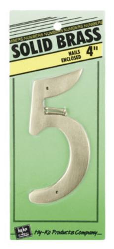 House Number #5, Brass, low price, best heavy duty hardware tools store ...