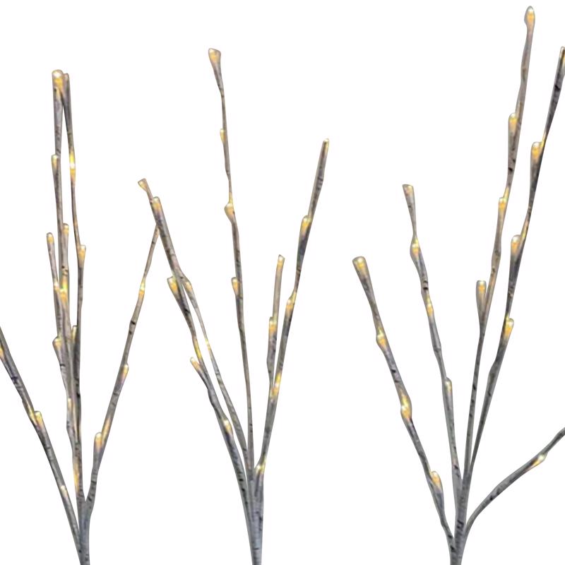 Celebrations BOTWIG50BCHA LED Christmas Lighted Birch Twigs, 32 Inch ...
