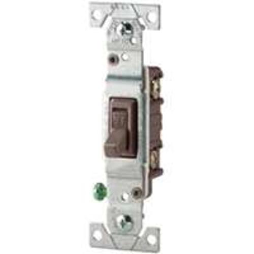 Single Pole Grnded Toggle Switche Brown, shop construction electrical ...