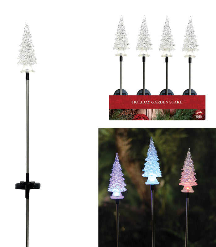 Christmas Tree Yard Stake, Assorted Colors on sale, holiday gifting ...