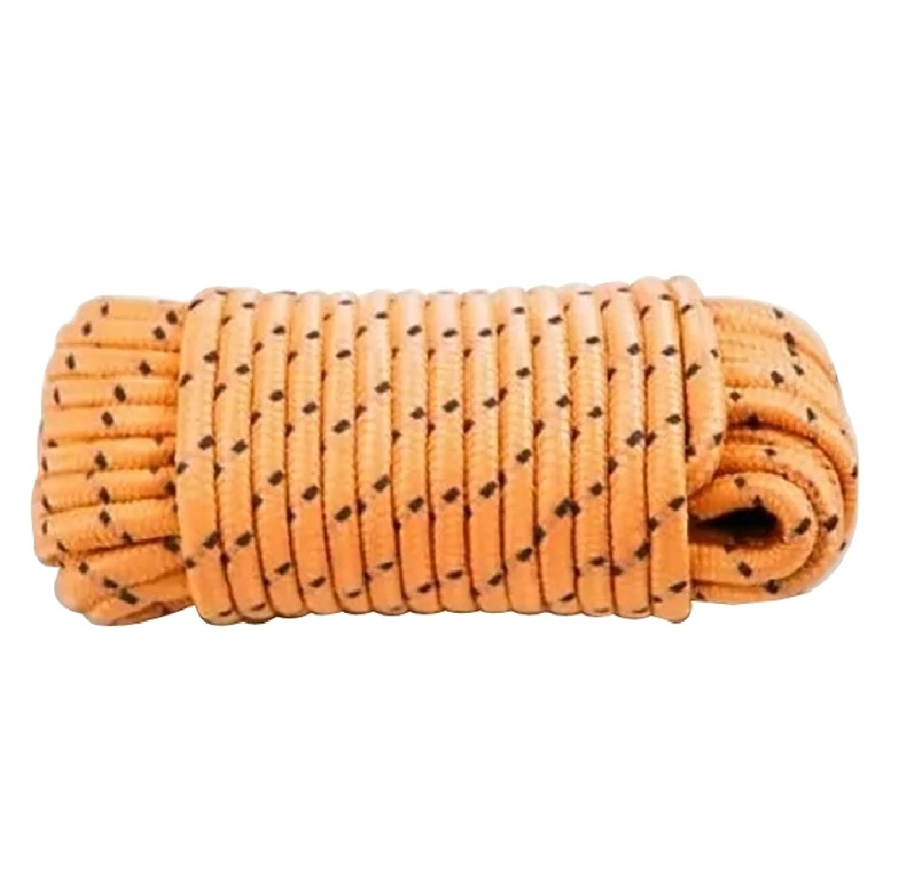 Baron 63516 Diamond Braided Rope, Polypropylene, Orange — LIfe and Home