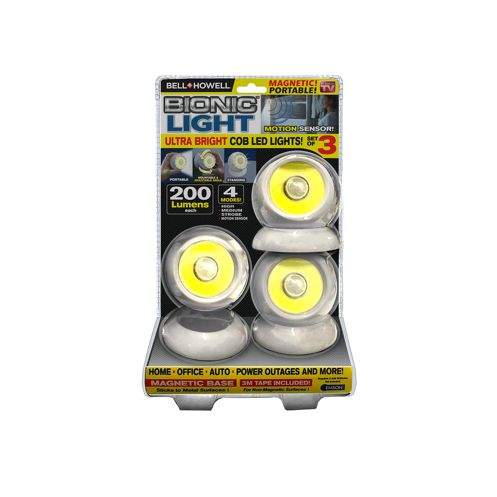 Bell+Howell 2565 Battery Powered LED Accent Light, White, 200 lumens ...