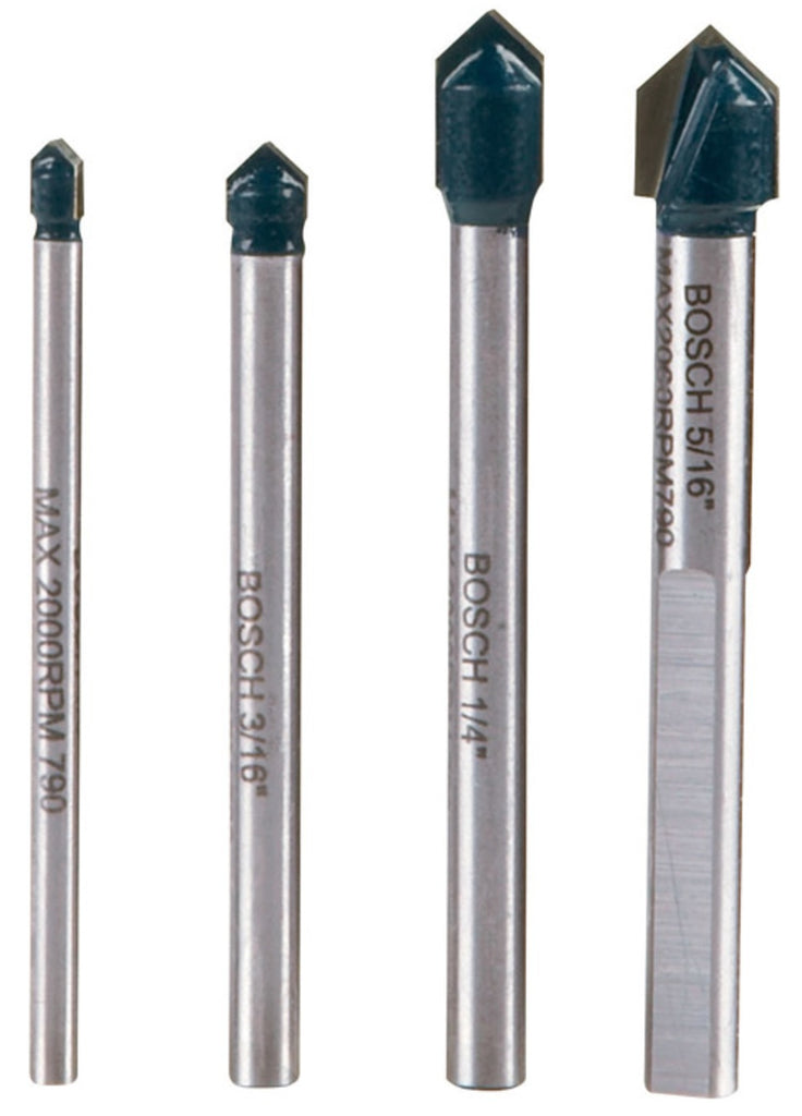 Bosch GT2000 Glass & Tile Bit Set, Carbide Tipped — LIfe and Home