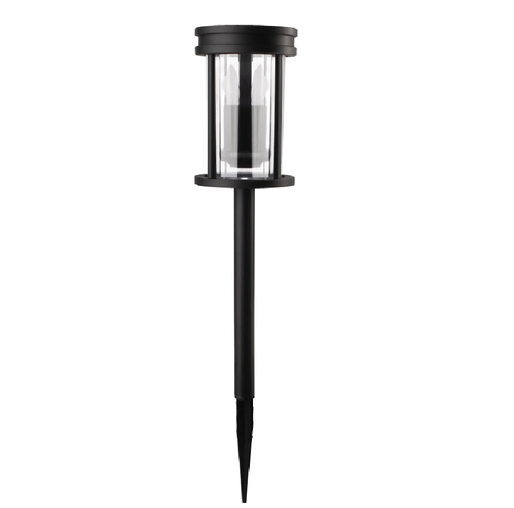 Boston Harbor 27097 Solar Flickering Stake Light, Plastic, White — LIfe ...