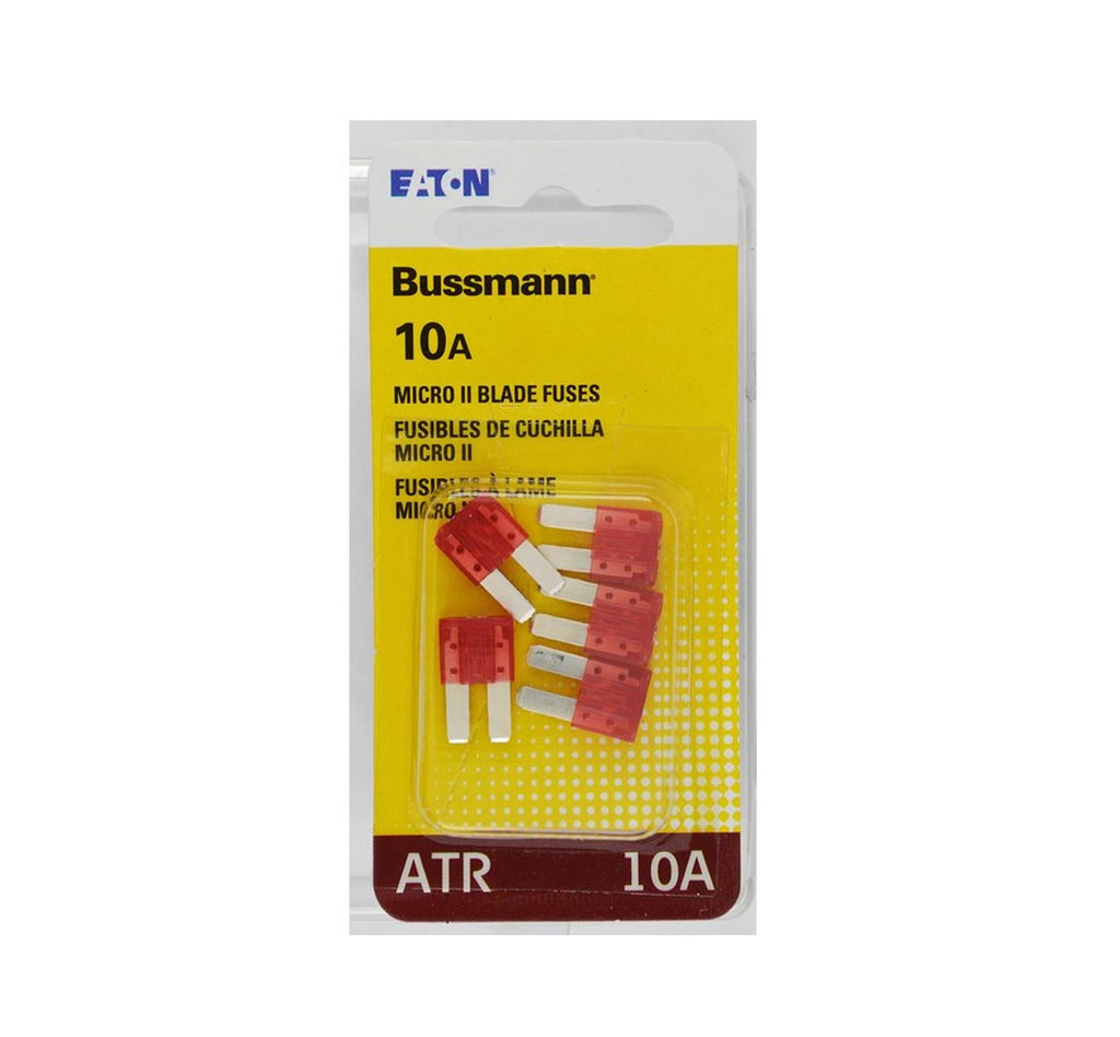 Bussmann BP/ATR-10-RP 10 amps ATR Blade Fuse, Red — LIfe and Home