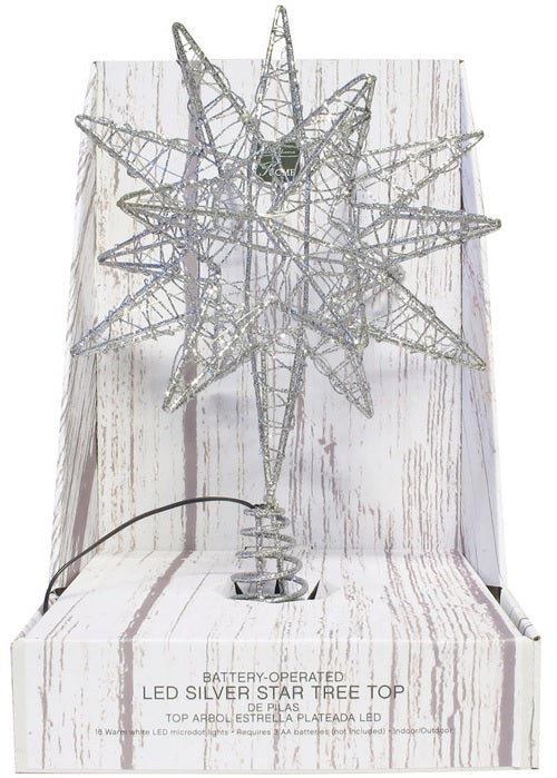 Microdot LED Star Christmas Tree Topper, shop holiday gift items at low ...