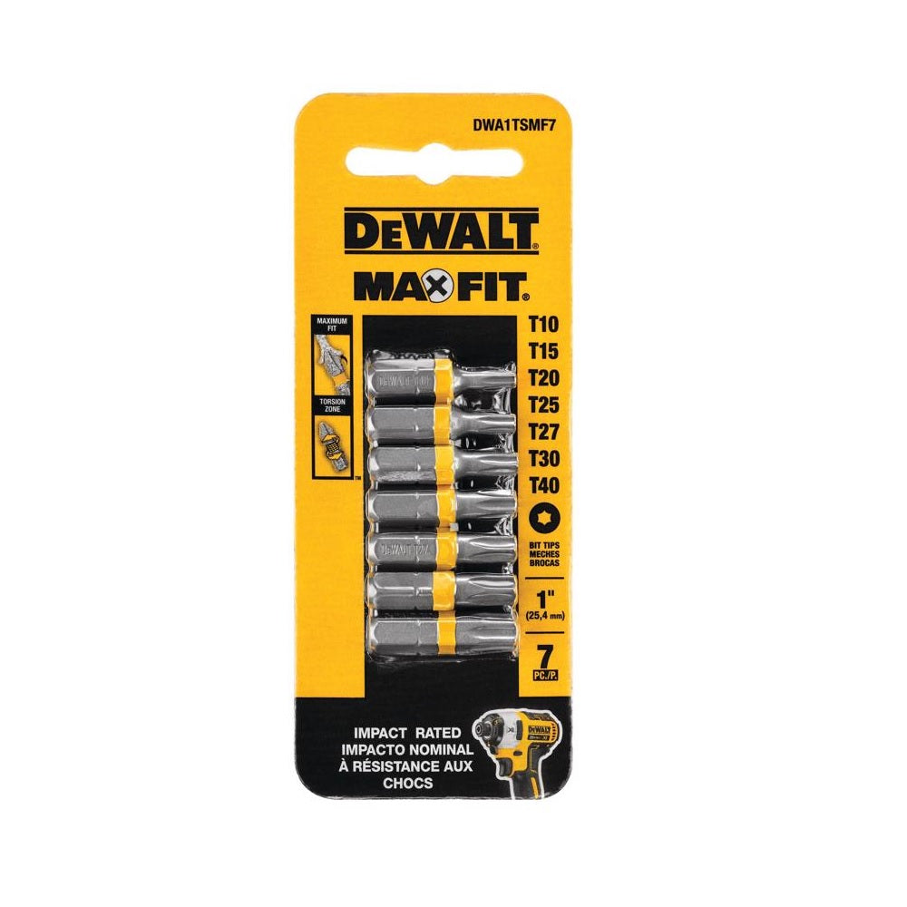 DeWalt DWA1TSMF7 Max Fit Torx Screwdriver Bit Set, 1 Inch — Life and Home