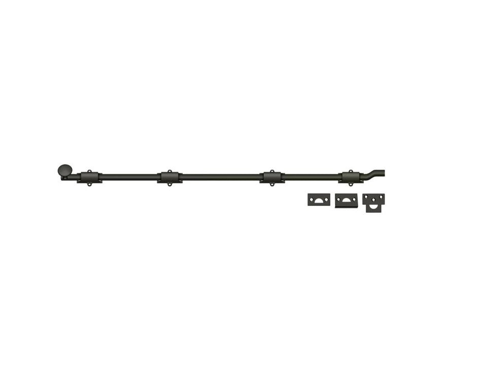Deltana FPG4210B Surface Bolt with Off-Set, Oil Rubbed Bronze, 42 ...