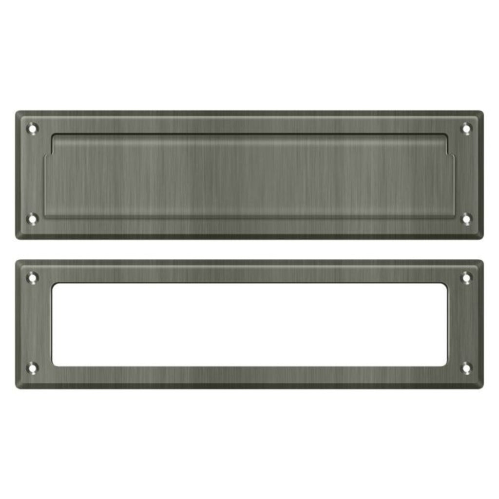 Deltana MS211U15A Mail Slot With Interior Frame, Antique Nickel — LIfe ...